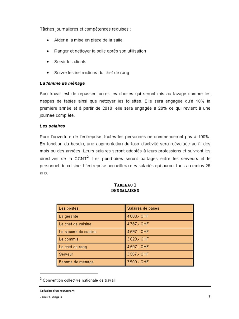 Création et gestion d'un restaurant en 2023 | PDF | Cuisine française ...