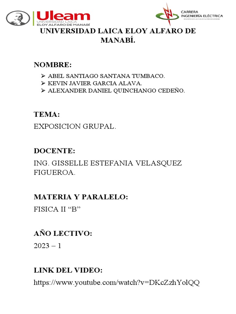 Caratula de Taller Grupal | PDF