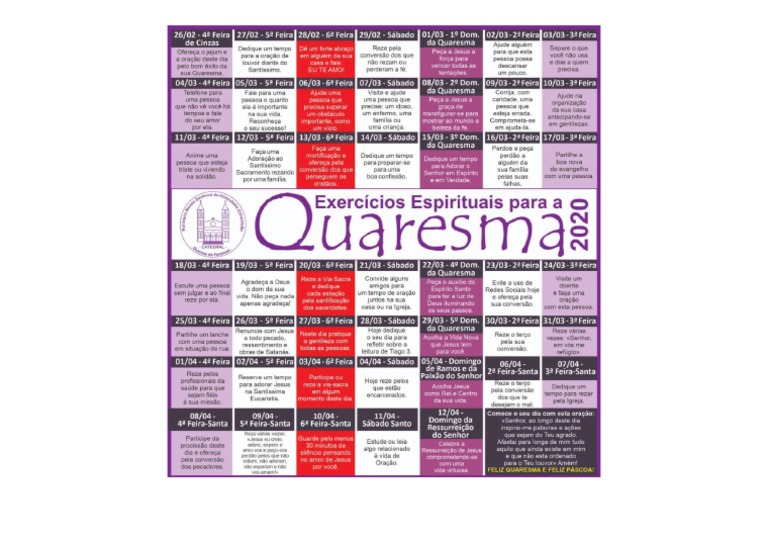 40 Dias Quaresma | PDF