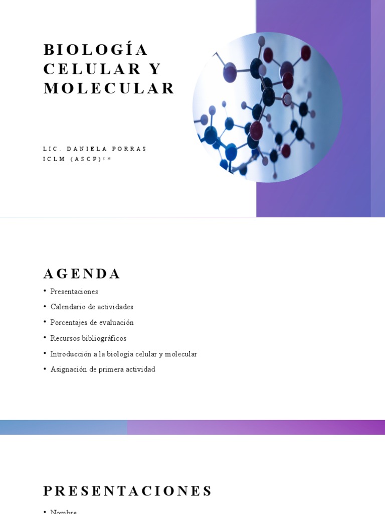 Biología Celular y Molecular | PDF