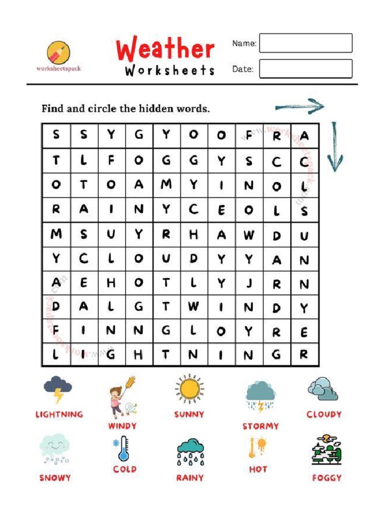 Weather Worksheet | PDF