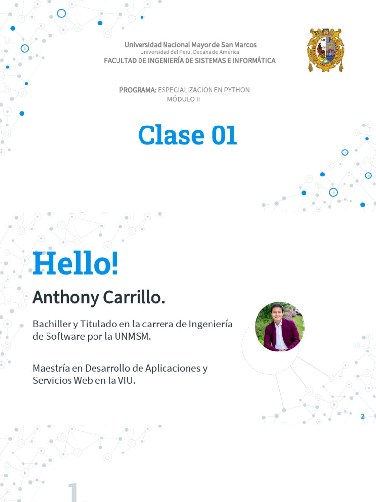 Clase 01 | PDF
