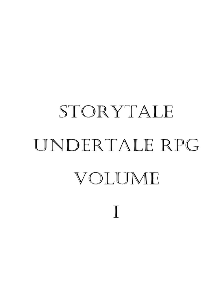 Storytale V1 | PDF