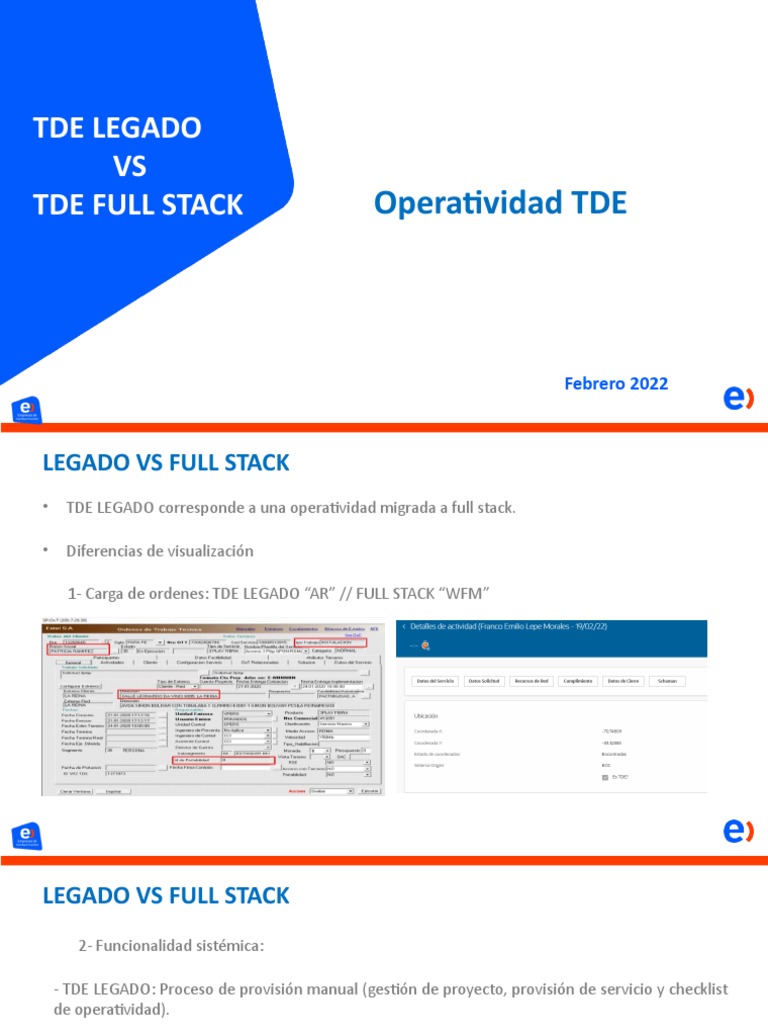 Tde Legado vs Full Stack | PDF | Protocolos de internet | Internet