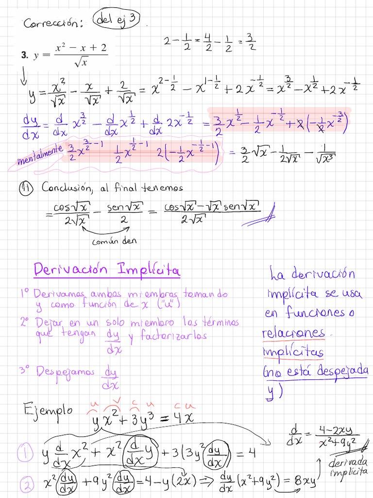 Derivada Implicita Recta Tan 11 | PDF | Geometría | Física Matemática