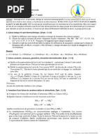 Examen Chimie ns4 | PDF