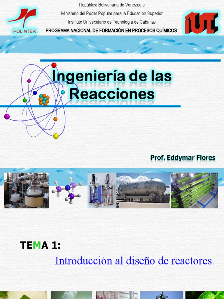 Introducción al Diseño de Reactores | PDF
