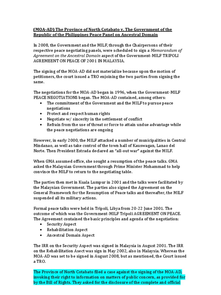 Moa Ad | PDF | International Relations | Government