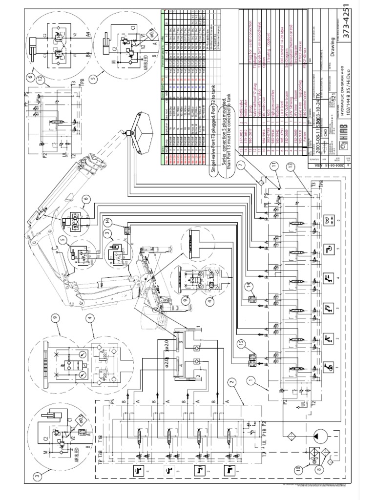 Schemat Hydrauliczny 102 | PDF