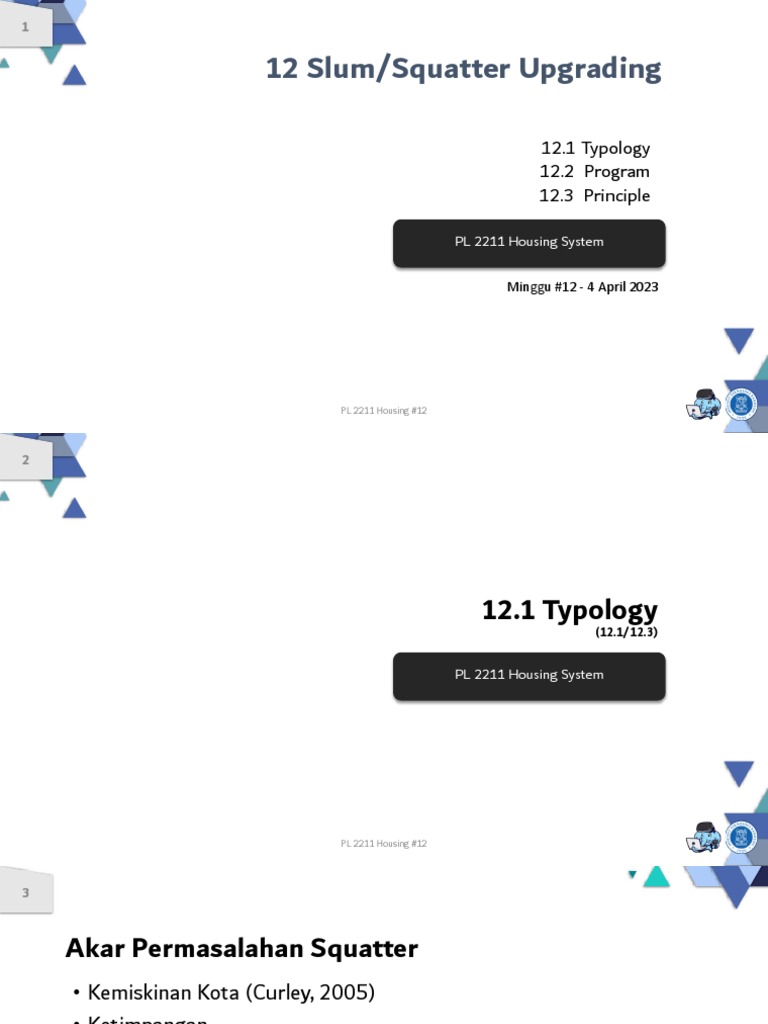 12 Slum Upgrading - 2023 | PDF