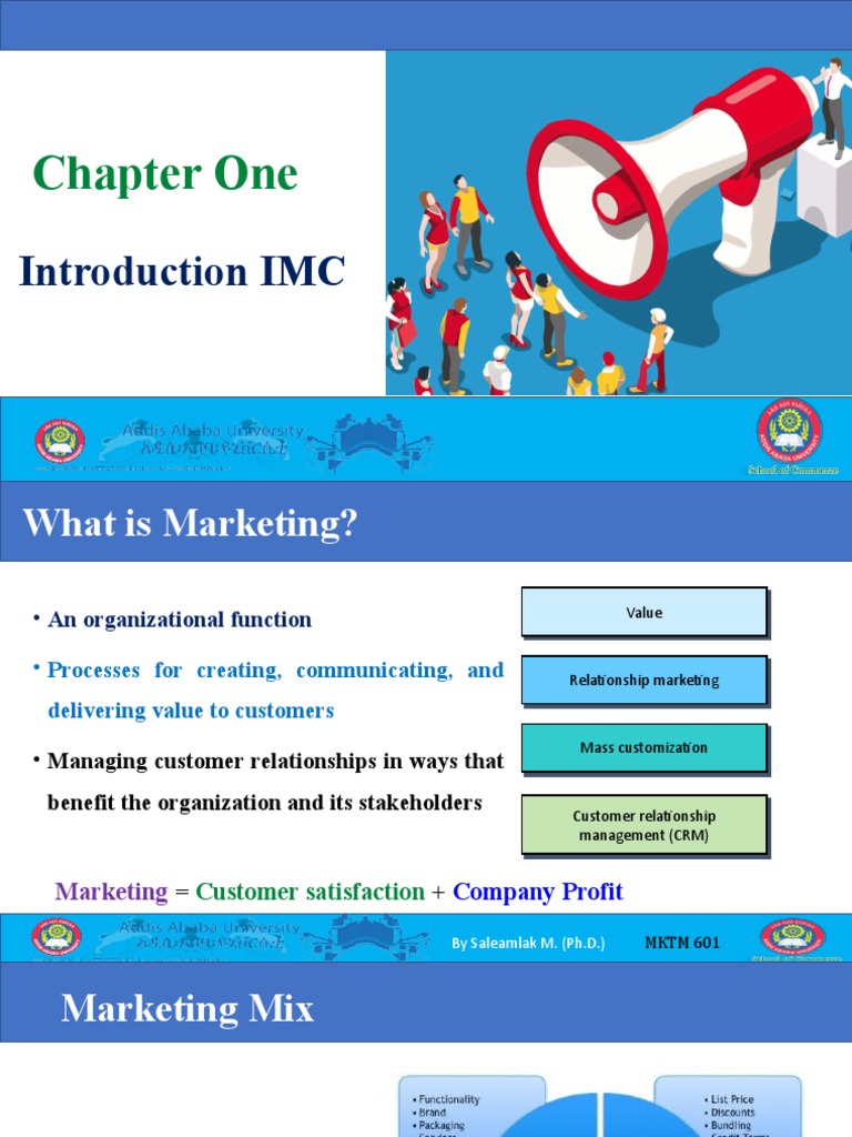 IMC Chapter One | PDF