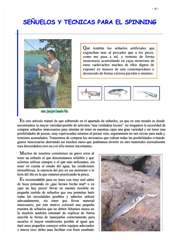 Señuelos y Tecnicas para El Spinning | PDF