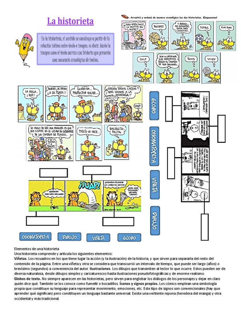 Elementos de Una Historieta | PDF