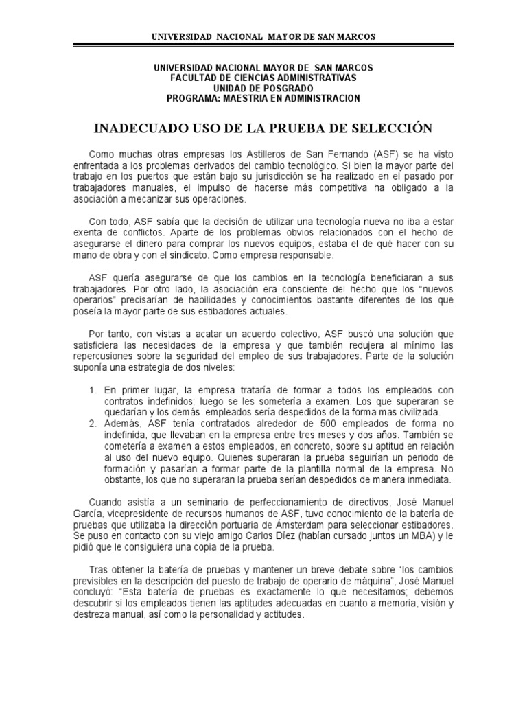 Inadecuado Uso | PDF
