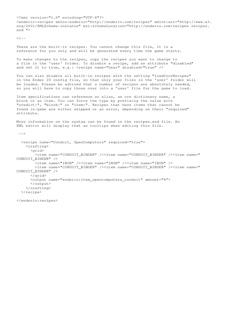 Ender IO OpenComputers Conduit Recipe | PDF | Business | Technology & Engineering