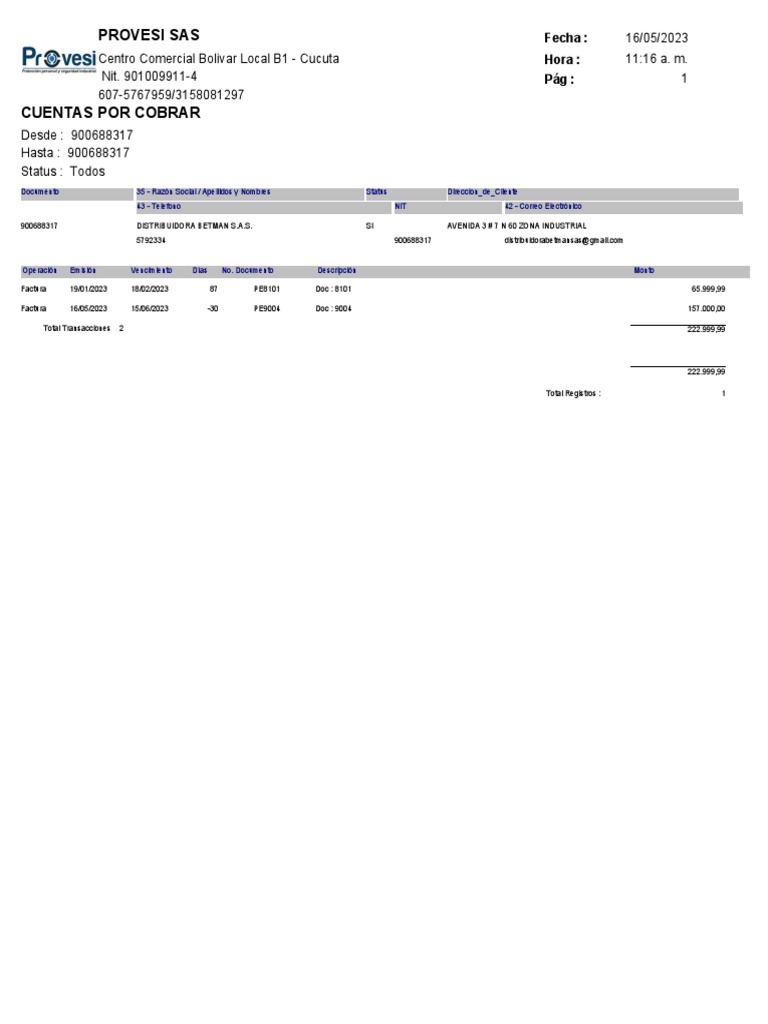 CXC Distribuidora Betman | PDF