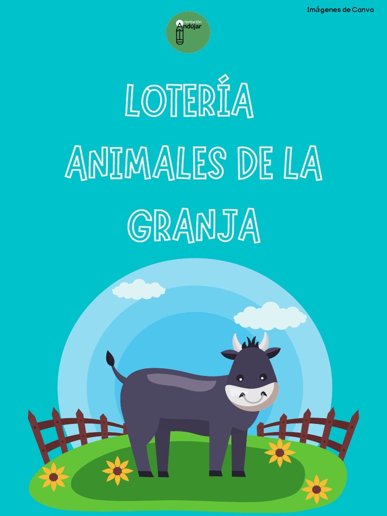 Loteria ANIMALES DE LA GRANJA y Conteo | PDF