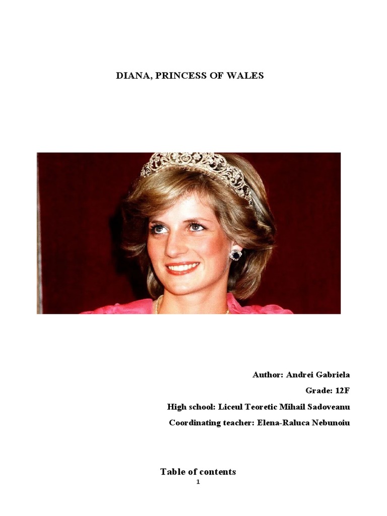 Princess Diana - 1 | PDF