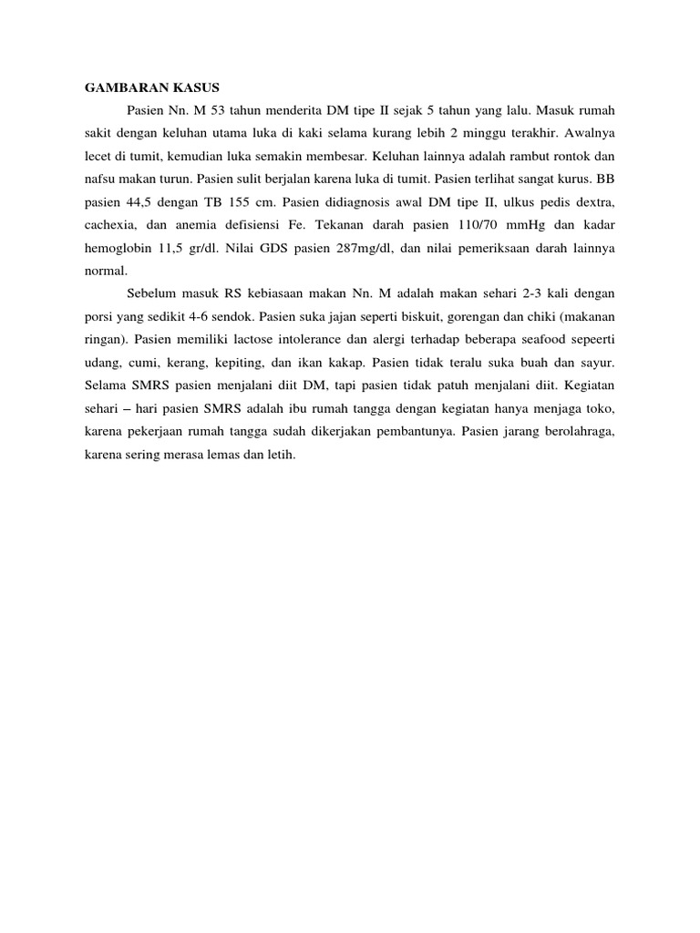 Gambaran Kasus | PDF | Kesehatan Holistik | Sains & Matematika