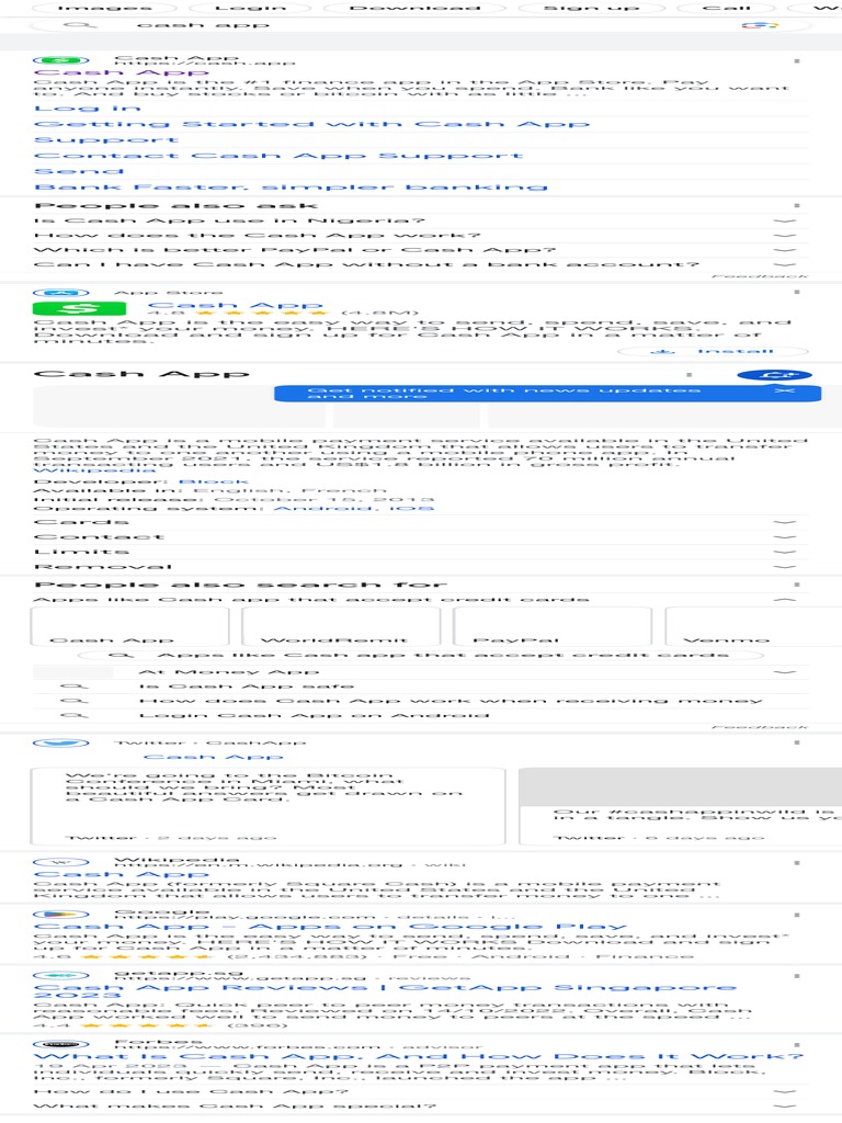 Cash App - Google Search | PDF | Cash | Service Industries