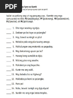 Filipino Sight Words | PDF