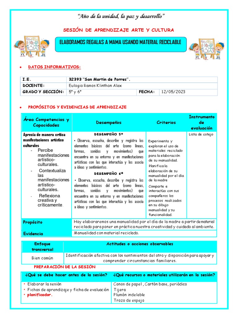 Manualidad Día de La Madre - 094338 | PDF | Aprendizaje | Creatividad