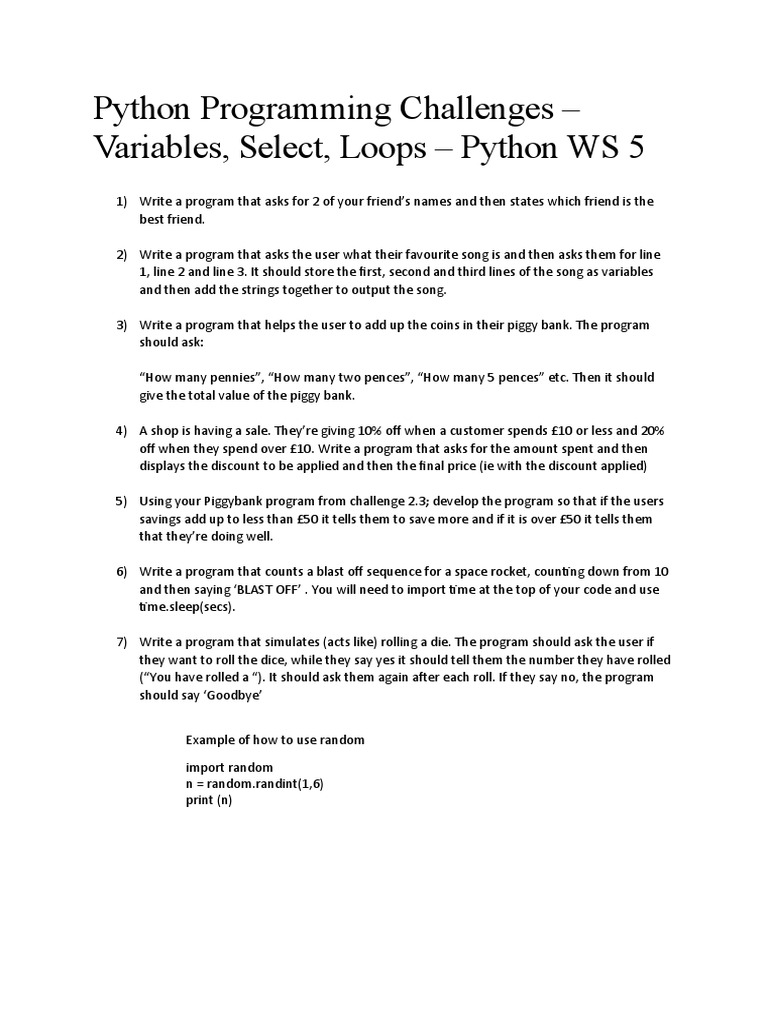 python-programming-challenges-pdf