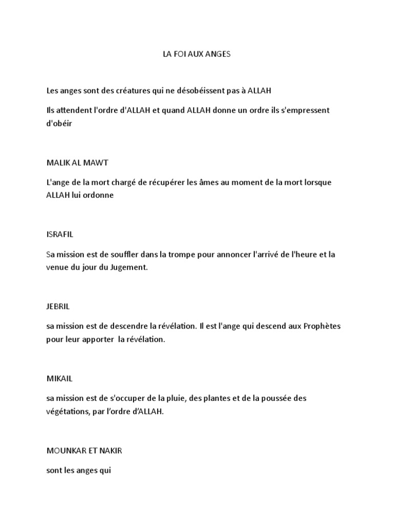 Les Anges | PDF