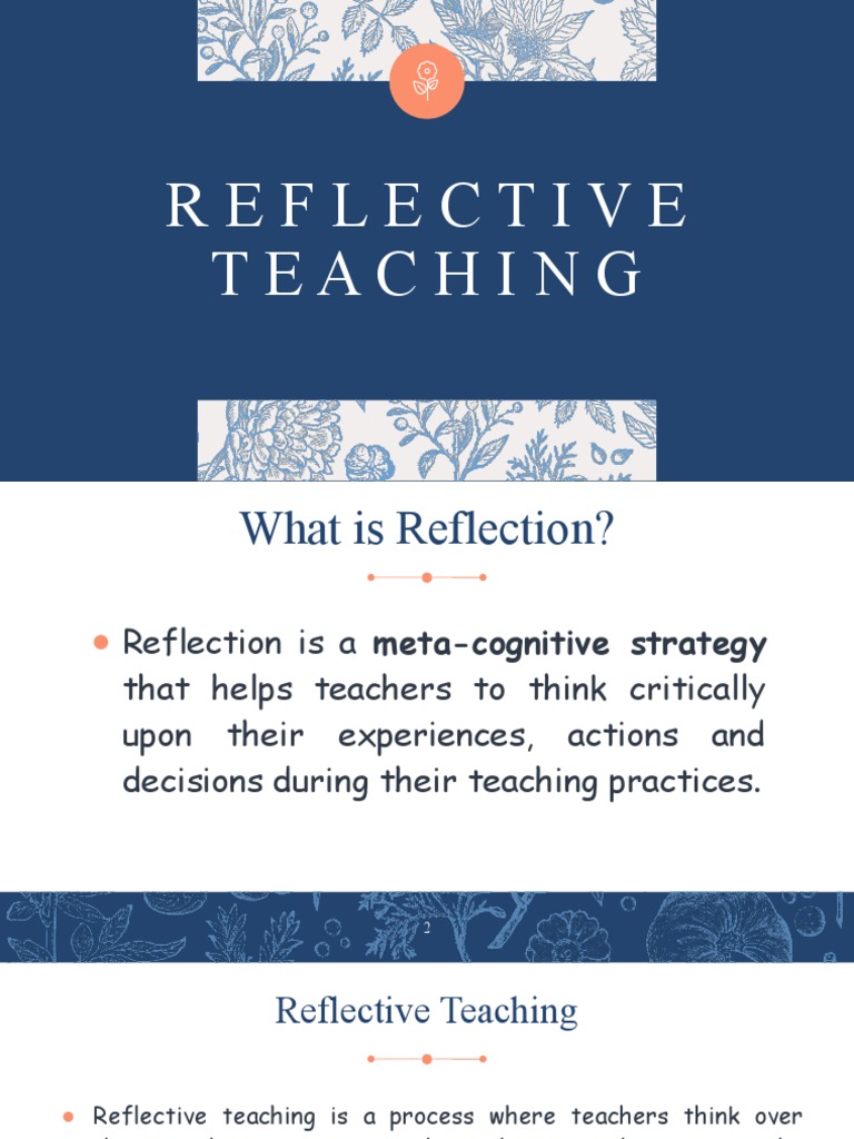 Reflective Teaching | PDF | Teachers | Experience