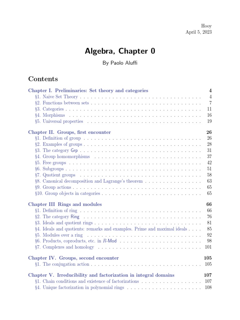 Algebra: A Beginner's Guide | PDF | Ring (Mathematics) | Abstract Algebra