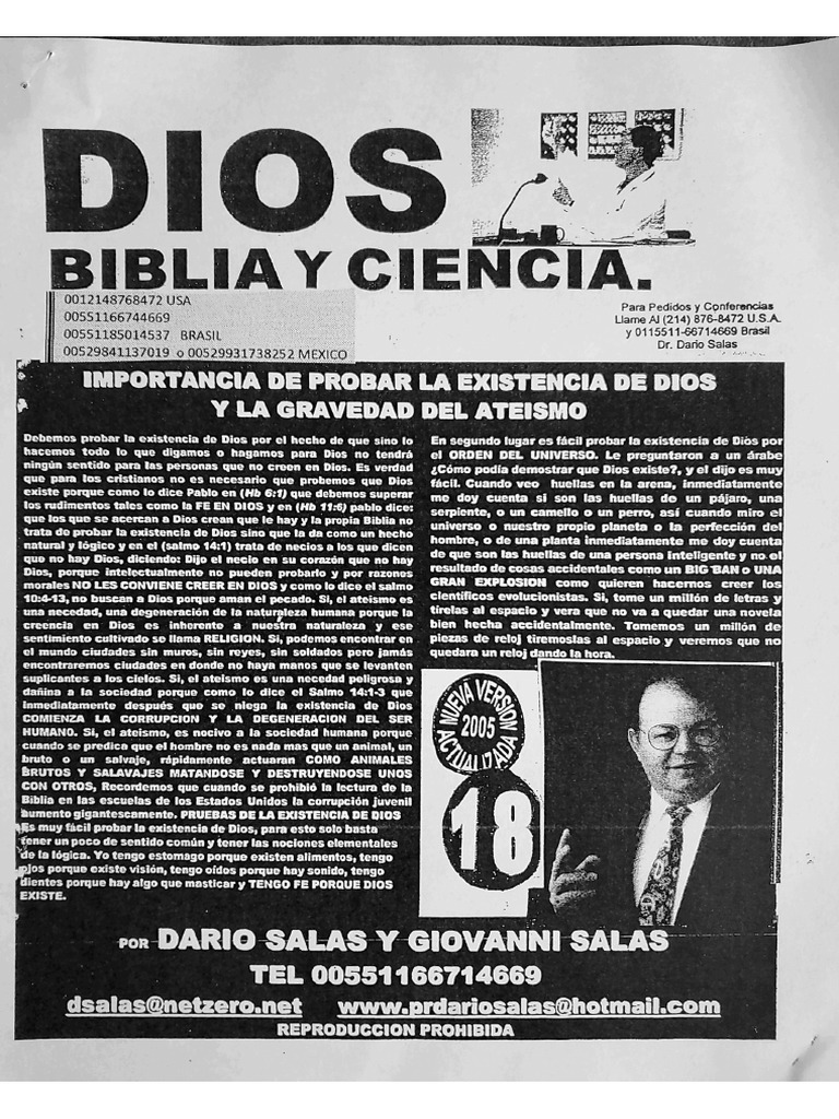 18 Dios Biblia Y Ciencia 2023 Pdf