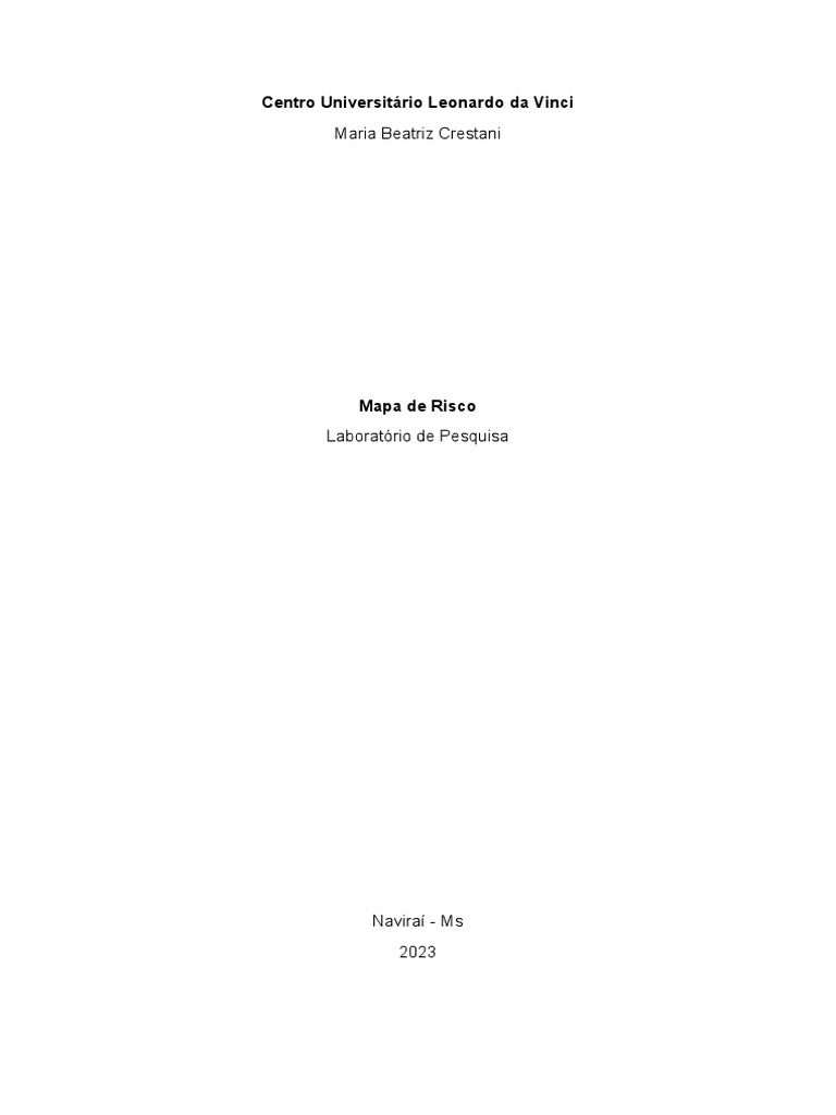 Modelo de Trabalho Acadêmico | PDF