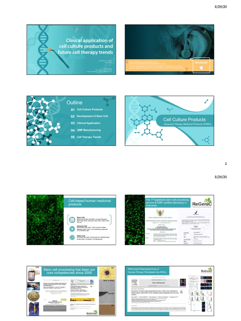 PDF Clinical Application of Cell Culture Products and Future Cell Therapy Trends | PDF ...