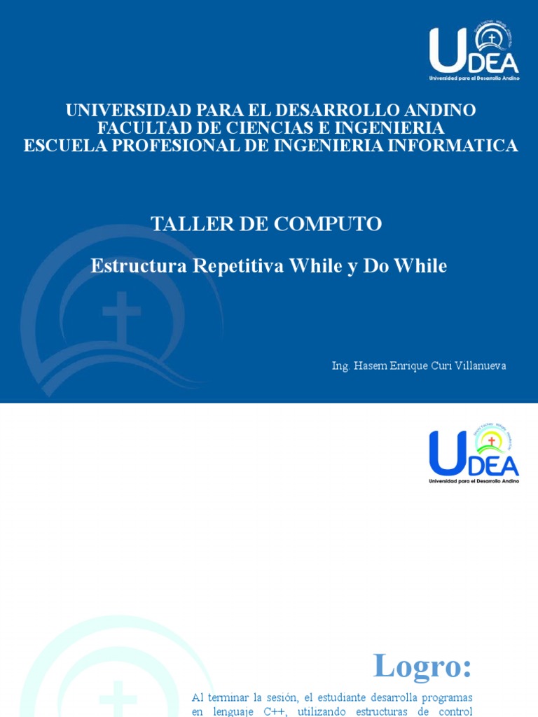 04 Estructura Repetitiva While y Do While | PDF | Programa de computadora | Programación