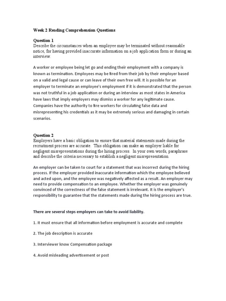 Week 2 Reading Comprehension (Understanding The Common Law) | PDF ...