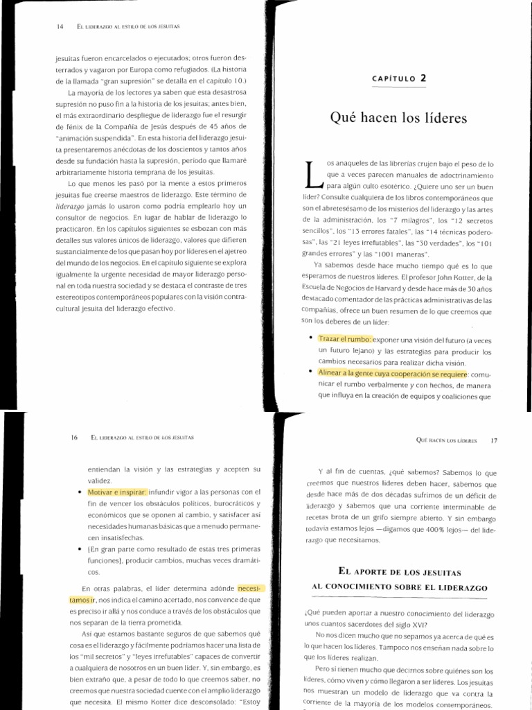 Liderazgo Jesuita: Un Modelo Transformador | PDF