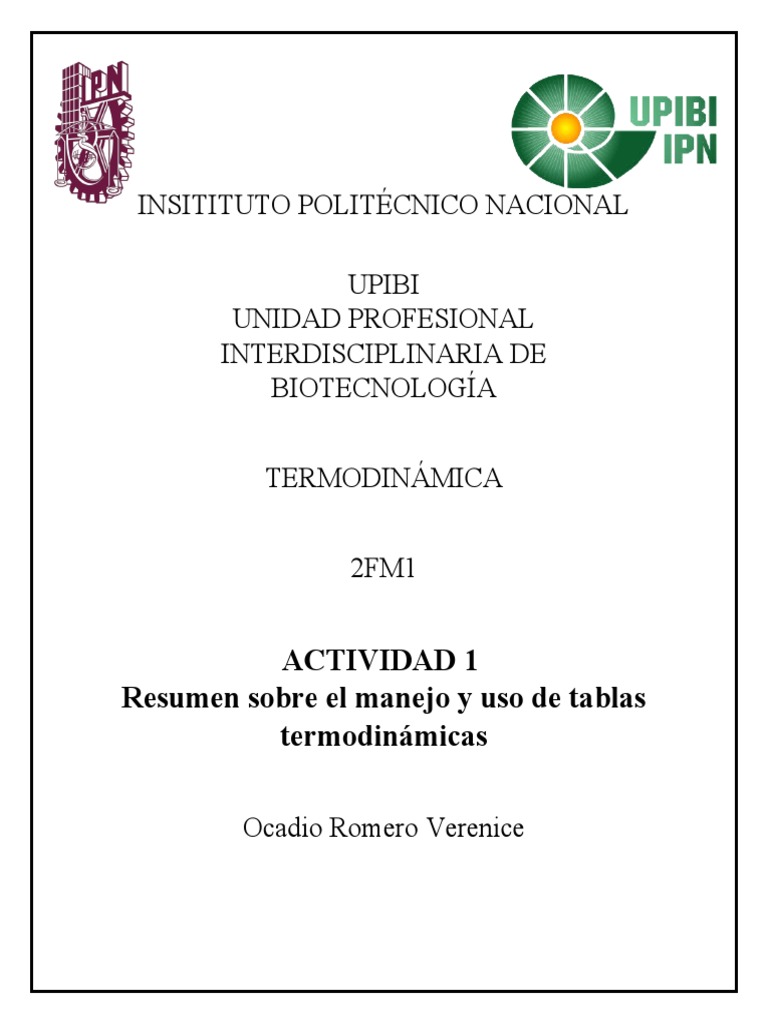 Insitituto Politécnico Nacional Upibi Unidad Profesional ...