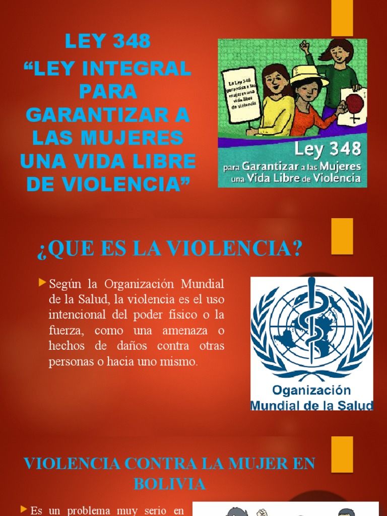 Presentacion Ley 348 | PDF