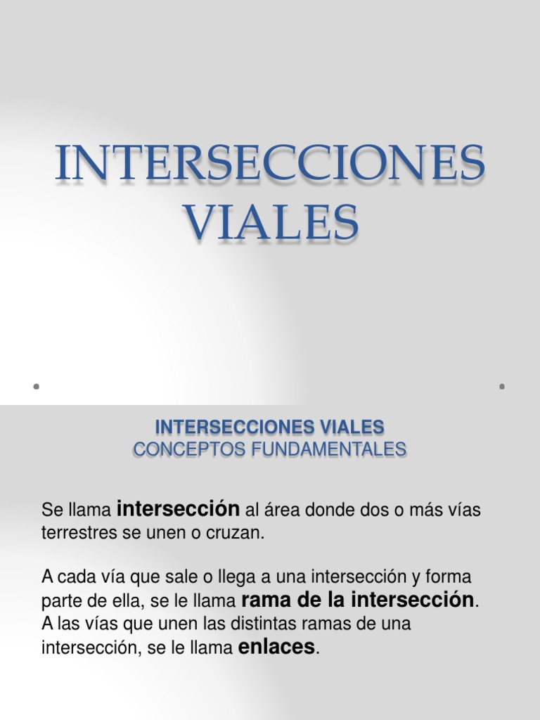 Intersecciones 1 | PDF