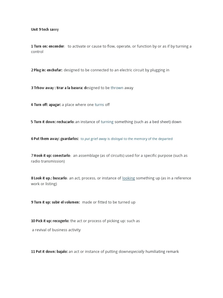 Unit 9 Tech Savvy | PDF