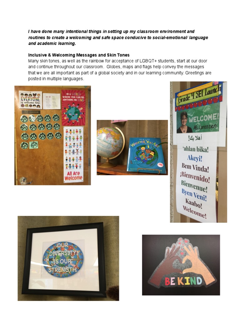Creating an Inclusive Classroom Environment | PDF