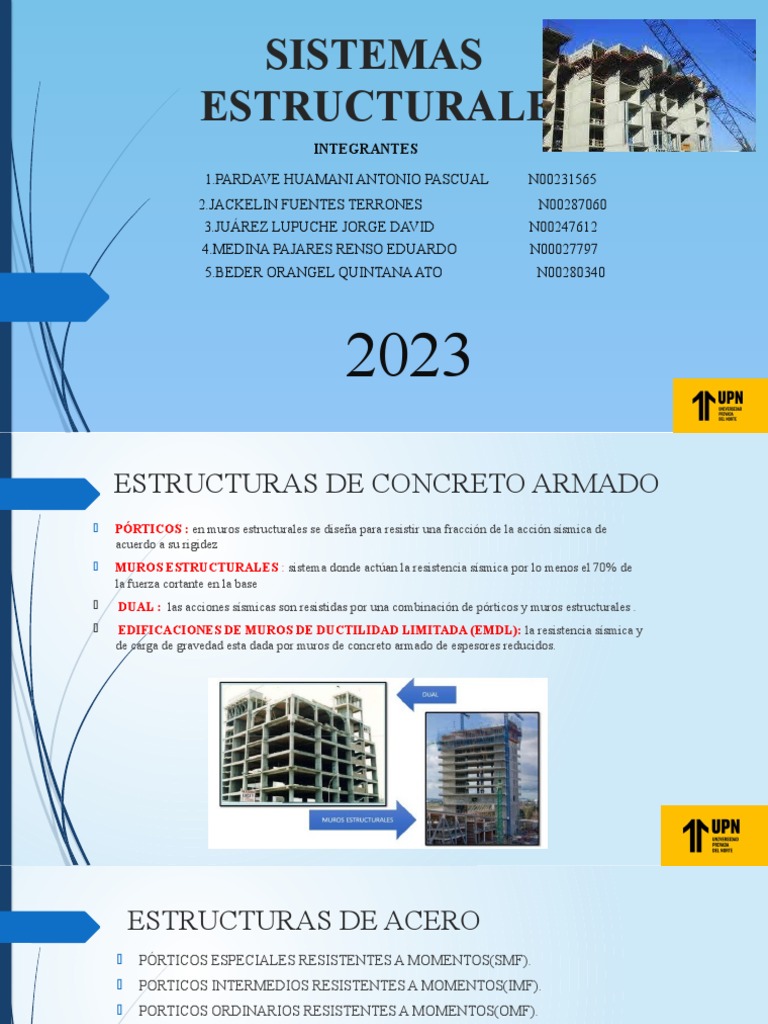 Pórticos Especiales y Sistemas Dual | PDF | Fundación (Ingeniería ...