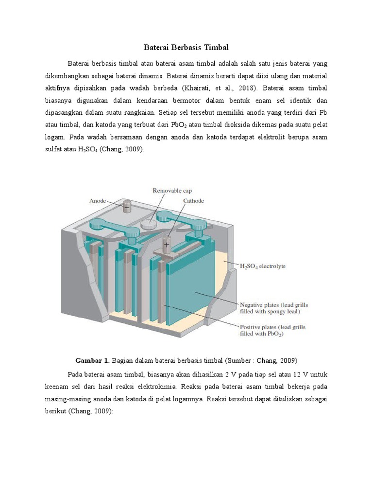 Baterai Berbasis Timbal | PDF