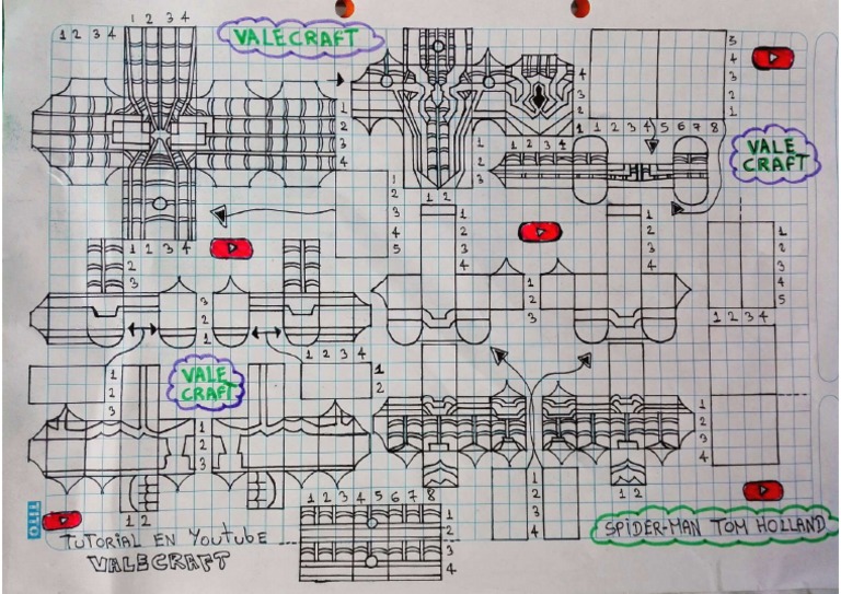 Spider-man Tom Holland Mejorado de Valecraft (1) | PDF