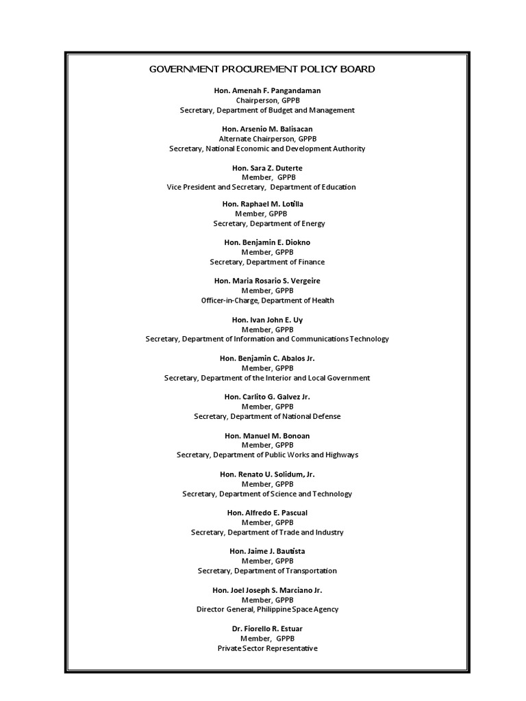 Government Procurement Guide | PDF