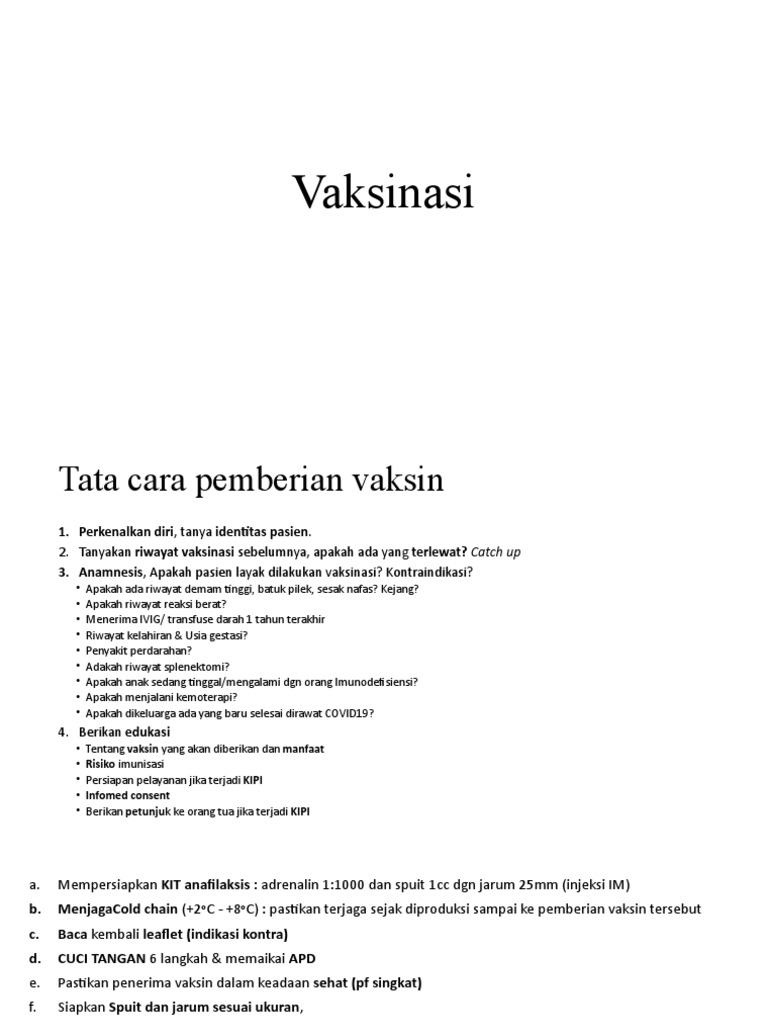 Osce Imunisasi | PDF | Sains & Matematika