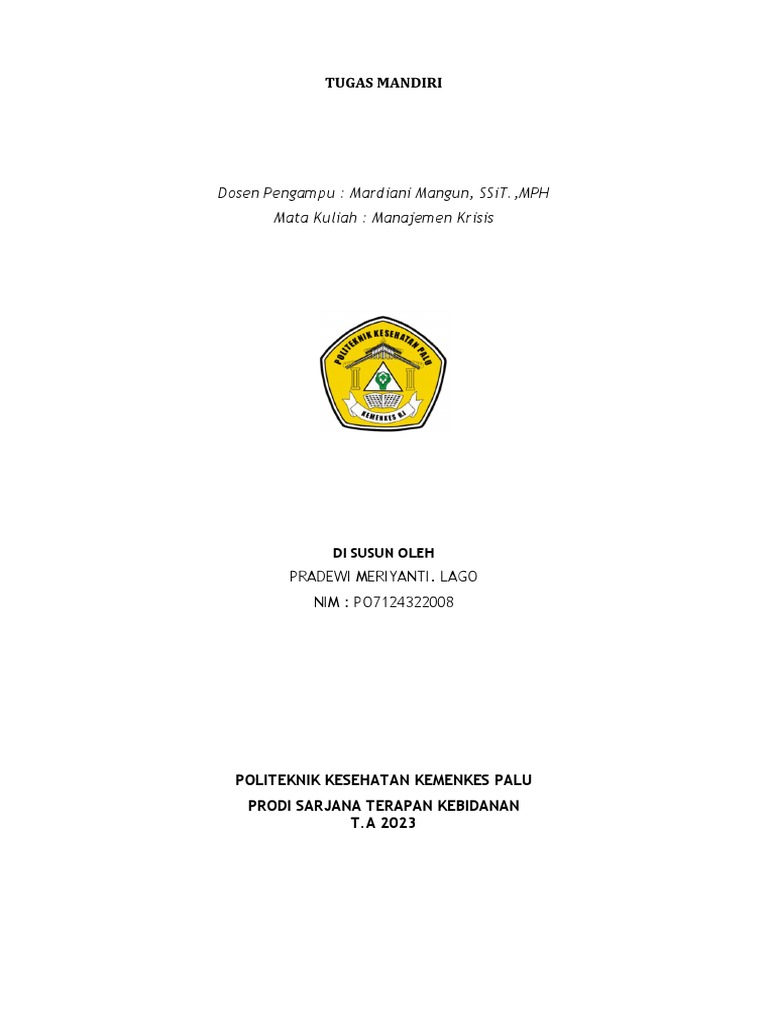 Data Kesehatan Reproduksi Pra Krisis | PDF