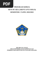 Program Kerja Ekstrakurikuler Seni Tari | PDF