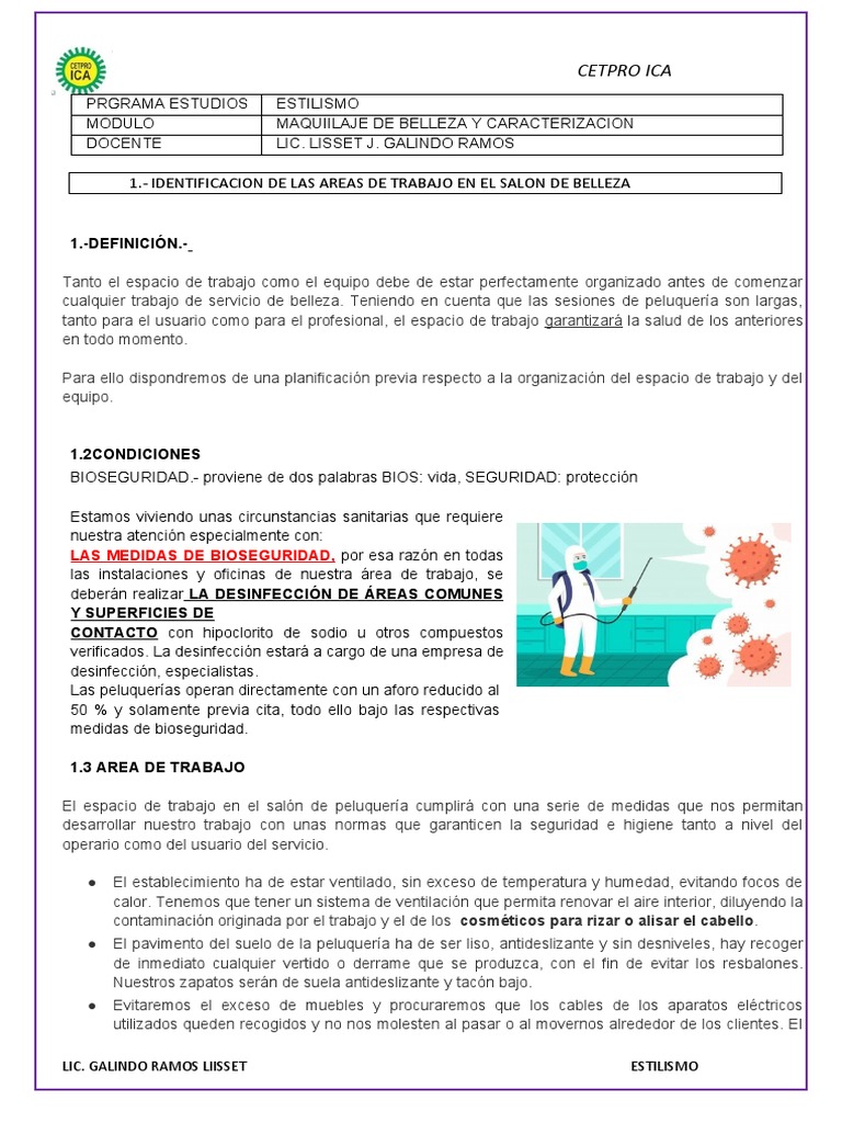 Clase 1 (Identificacion de Las Areas Aula Taller | PDF