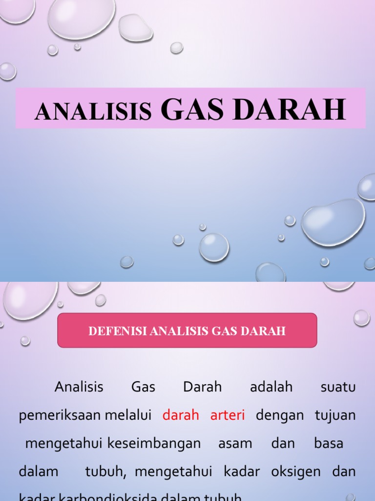 Analisis Gas Darah | PDF